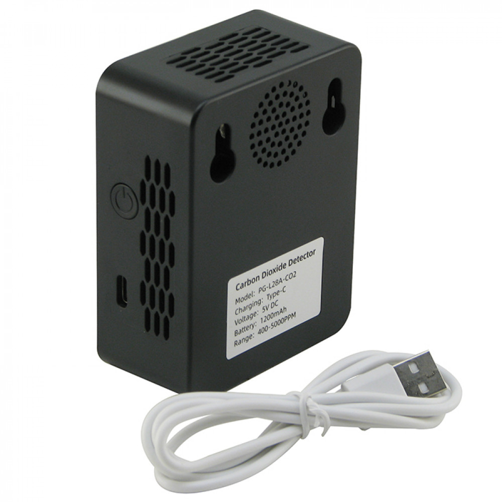 Детектор углекислого газа PG-L28A-CO2 (СО2) с датчиком температуры (°C ...
